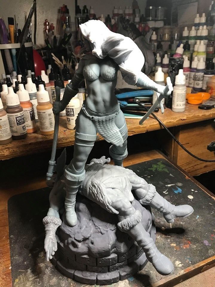 Red Sonja 3D Print 3D model 3D printable | CGTrader