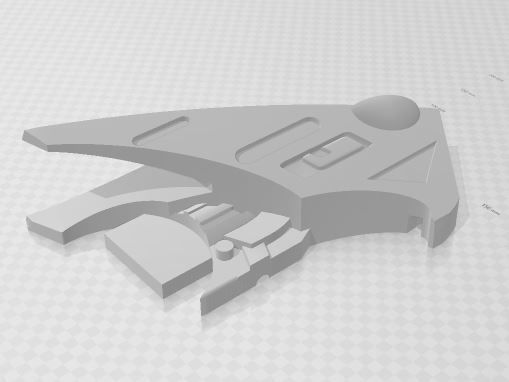 Ninja Storm Wind Weapon- Hawk Blaster 3D model 3D printable | CGTrader