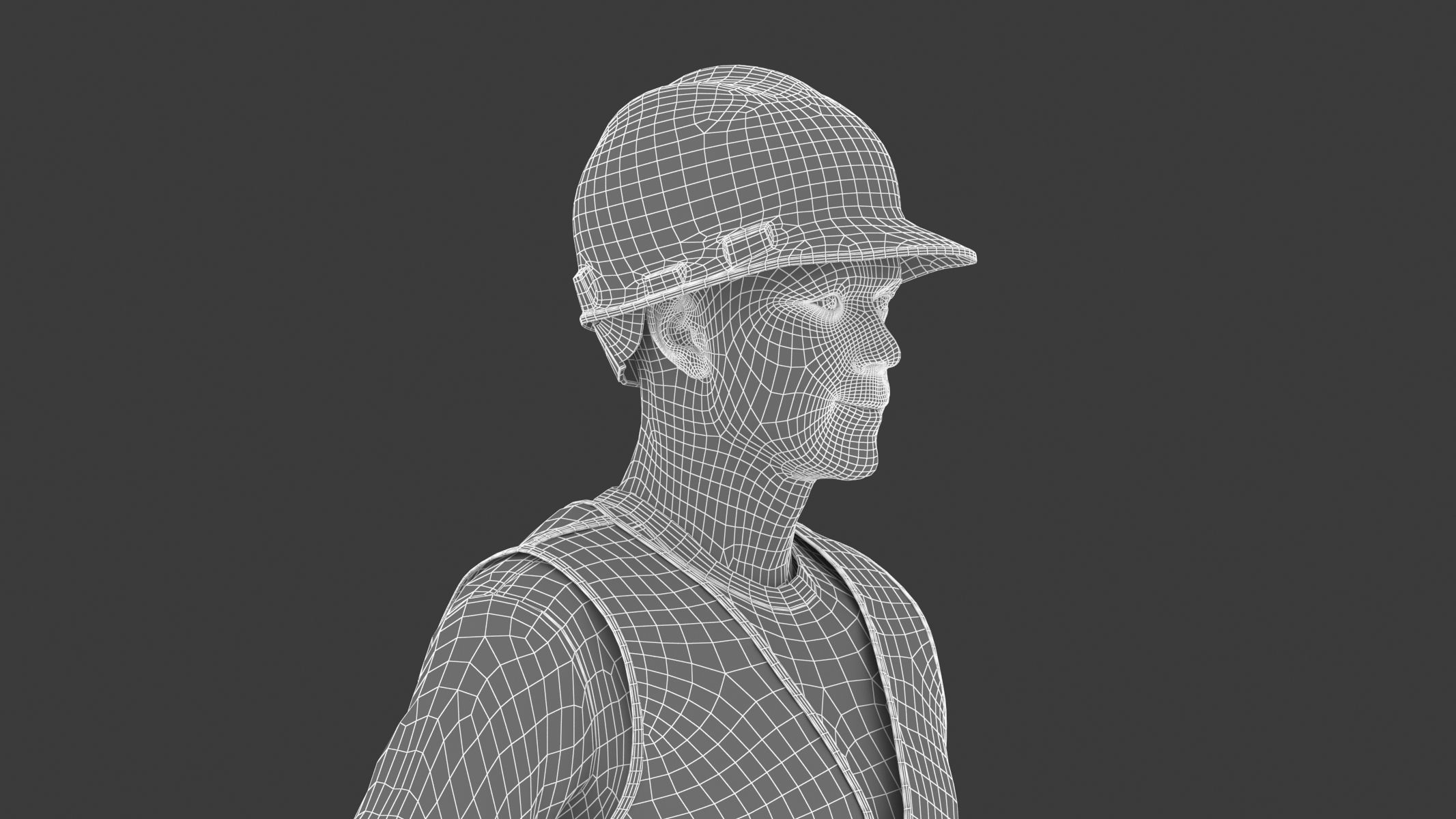 3D model Construction Worker VR / AR / low-poly | CGTrader