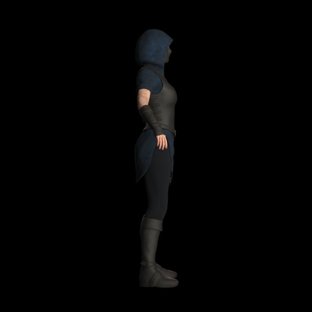 3D model The Rogue - Fantasy Style Armor VR / AR / low-poly | CGTrader