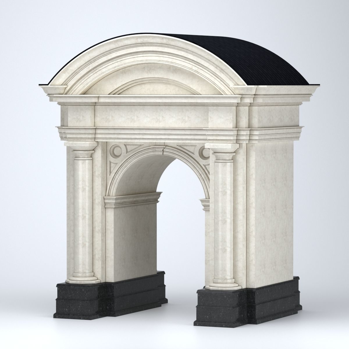 Portal architecture 3D model | CGTrader