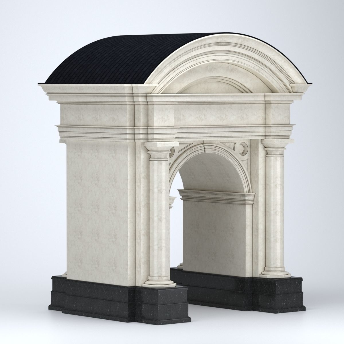 Portal architecture 3D model | CGTrader