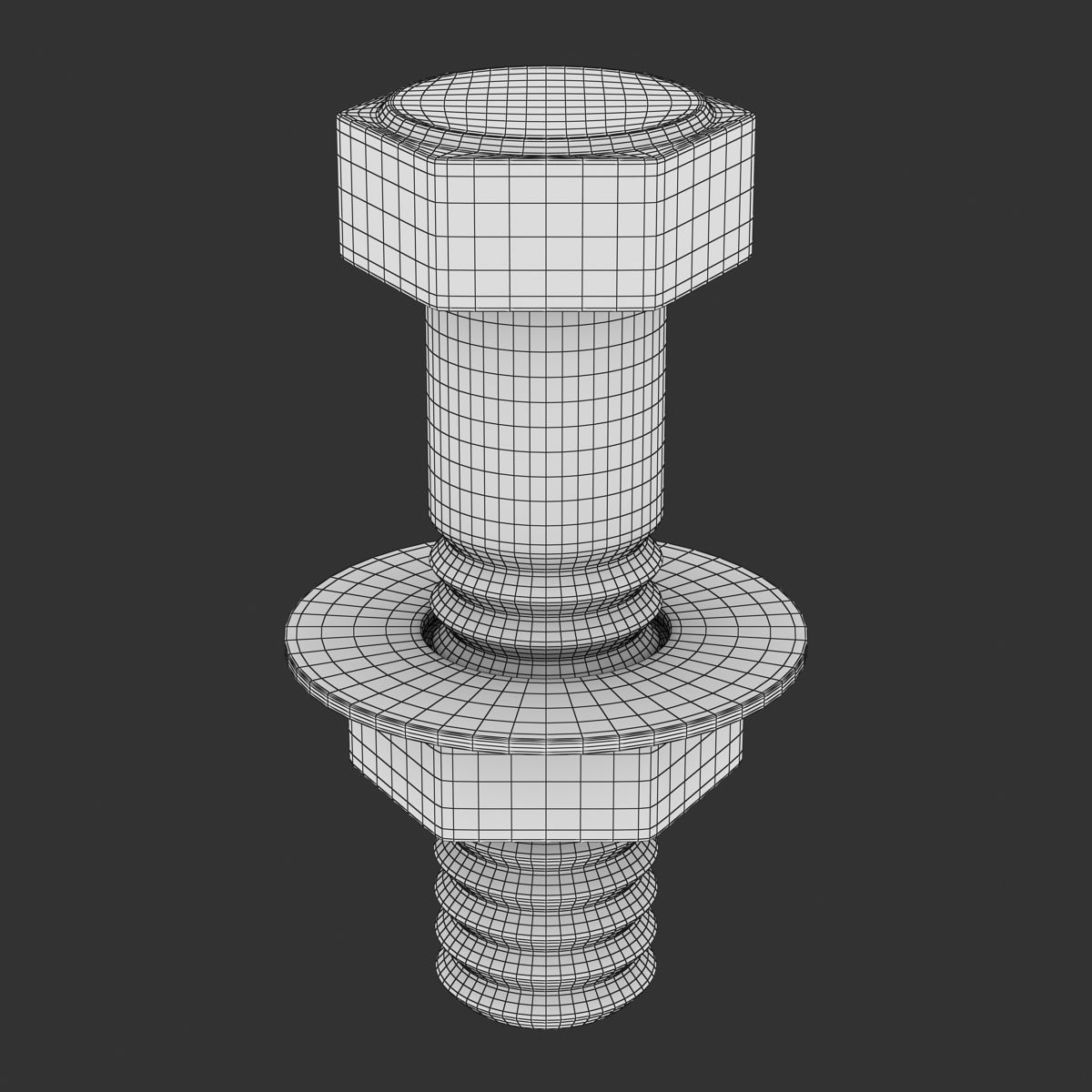 Bolt and Nuts free VR / AR / low-poly 3D model | CGTrader