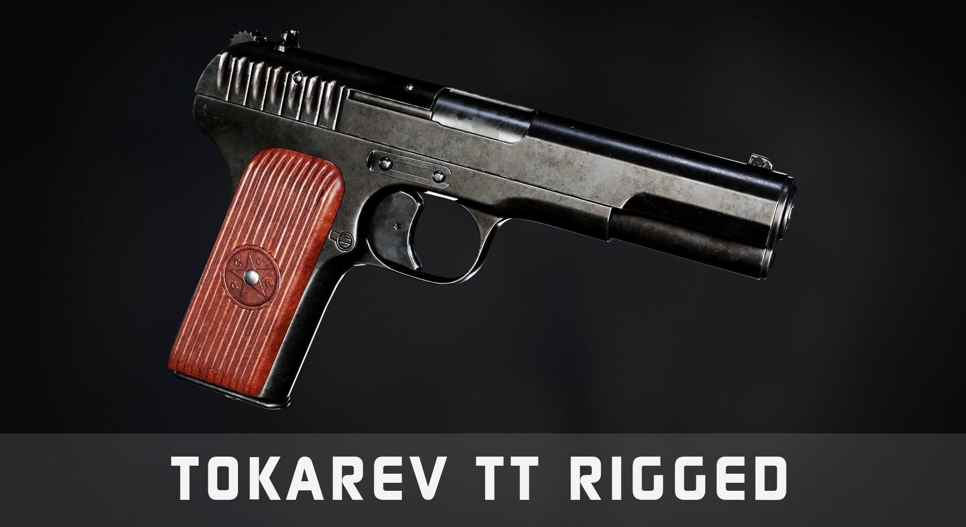 3D model Tokarev TT Soviet Handgun Game Ready VR / AR / low-poly | CGTrader