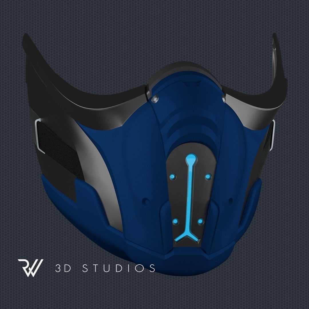 MK11 Sub-Zero Mask V6 - STL File 3D model 3D printable | CGTrader