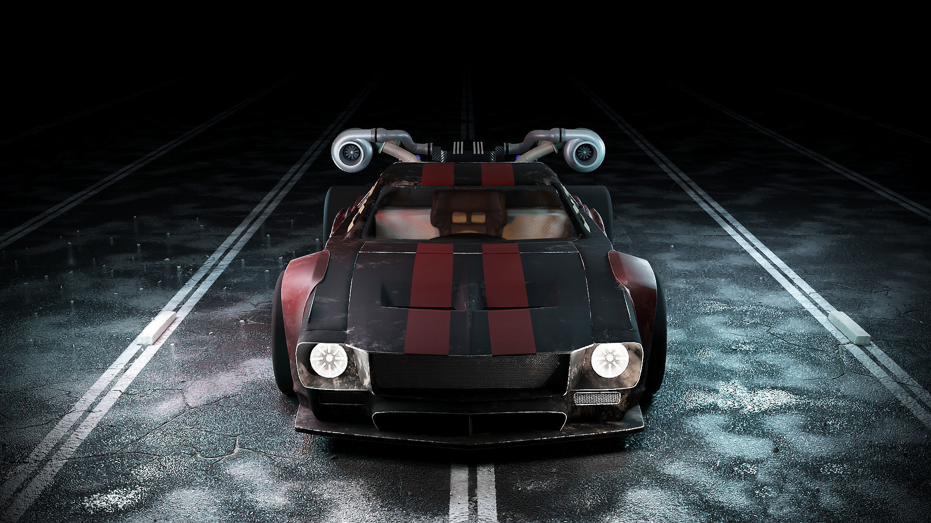 3D model Cyberpunk Car VR / AR / low-poly | CGTrader