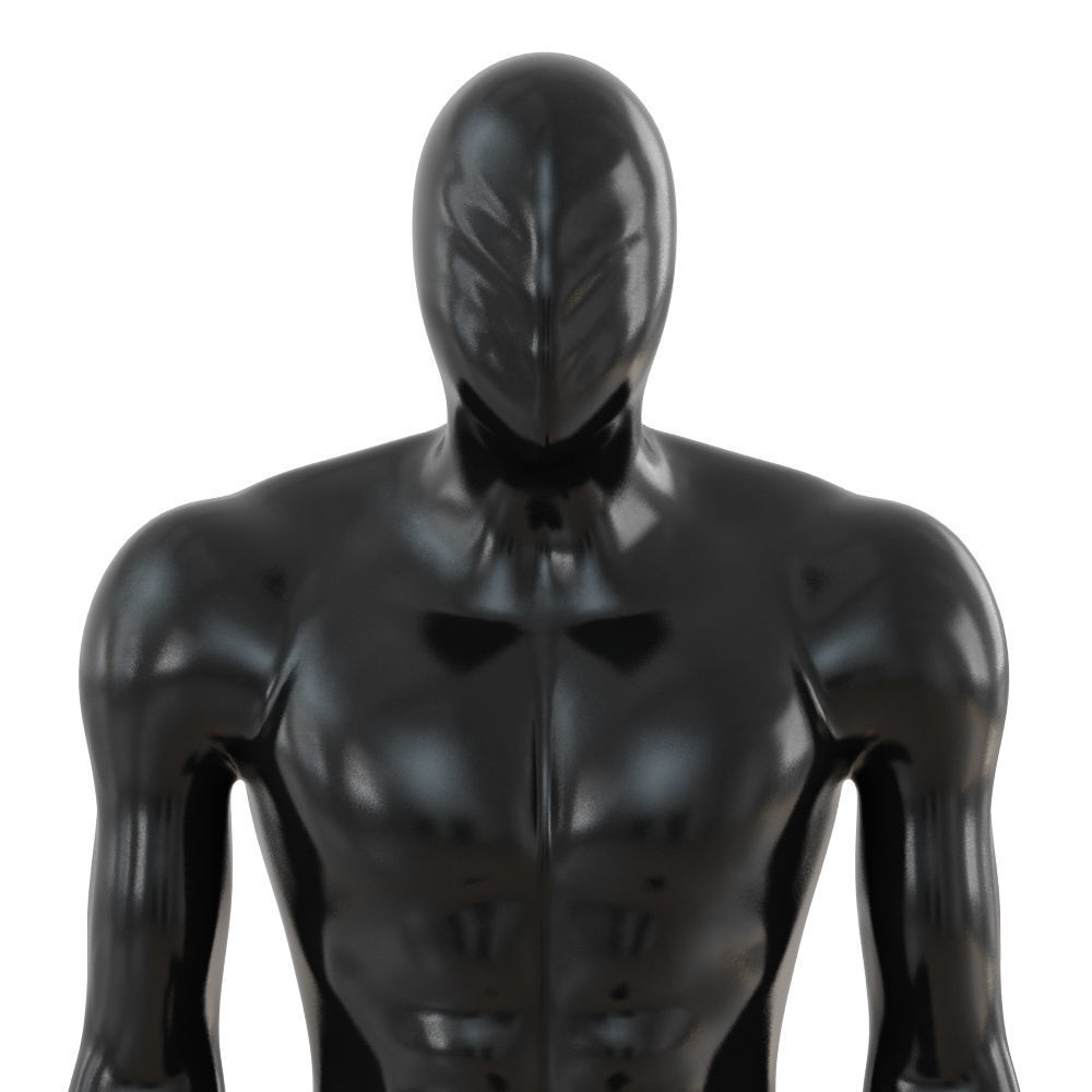 Fitness mannequin training with dumbbells 142 3D model | CGTrader