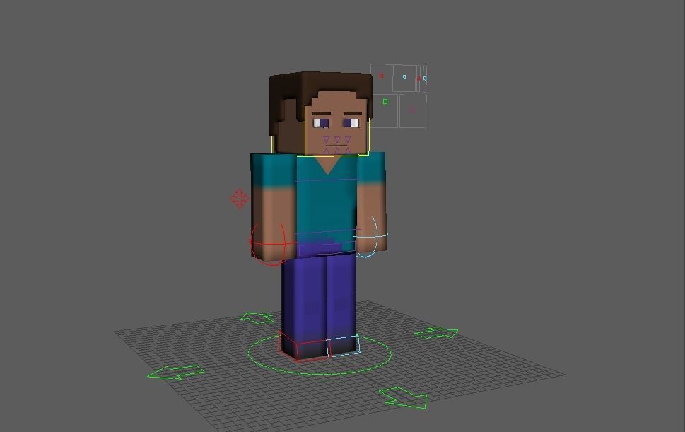 3D model Steve Minecraft Original VR / AR / low-poly | CGTrader