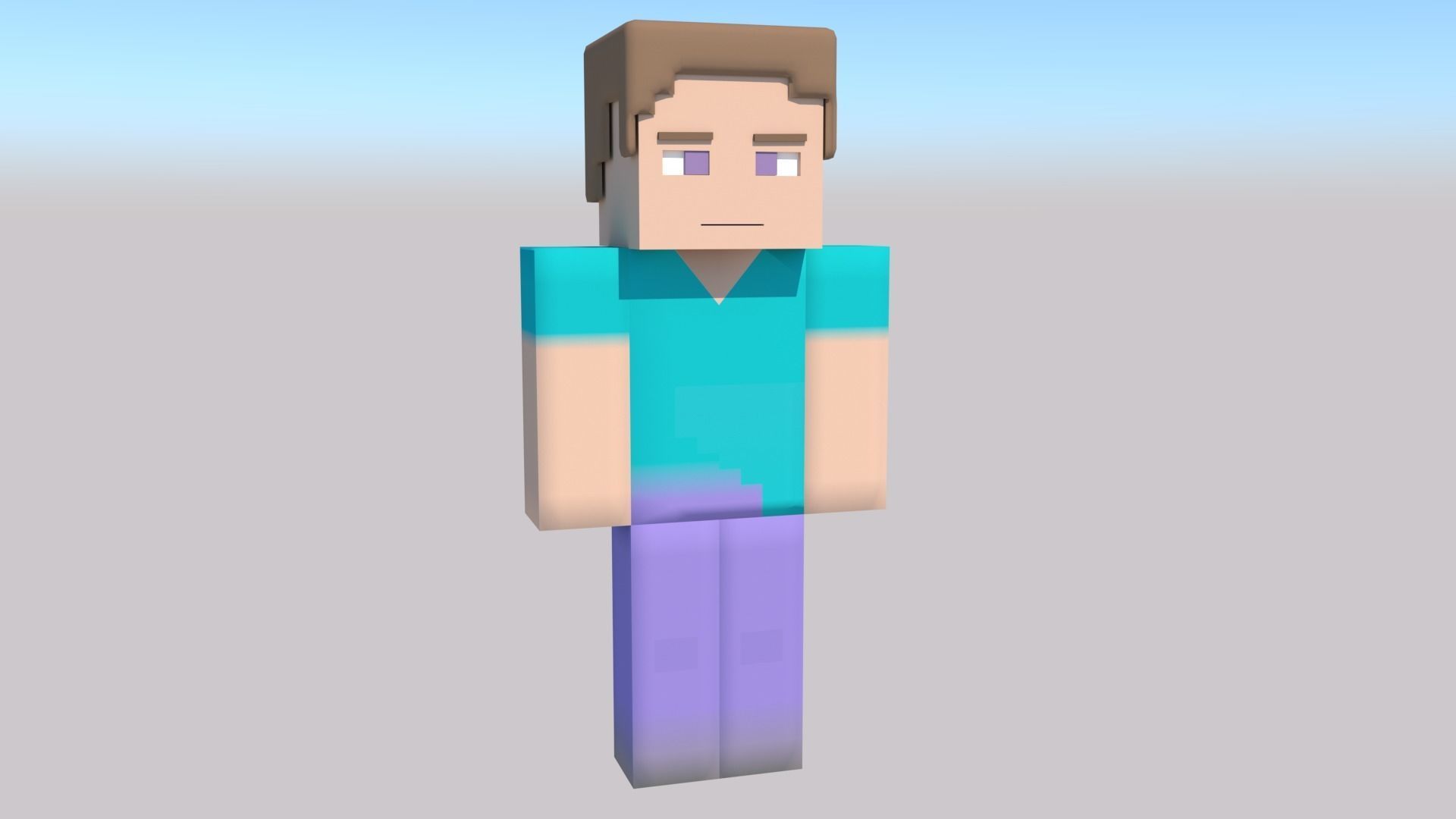 3D model Steve Minecraft Original VR / AR / low-poly | CGTrader