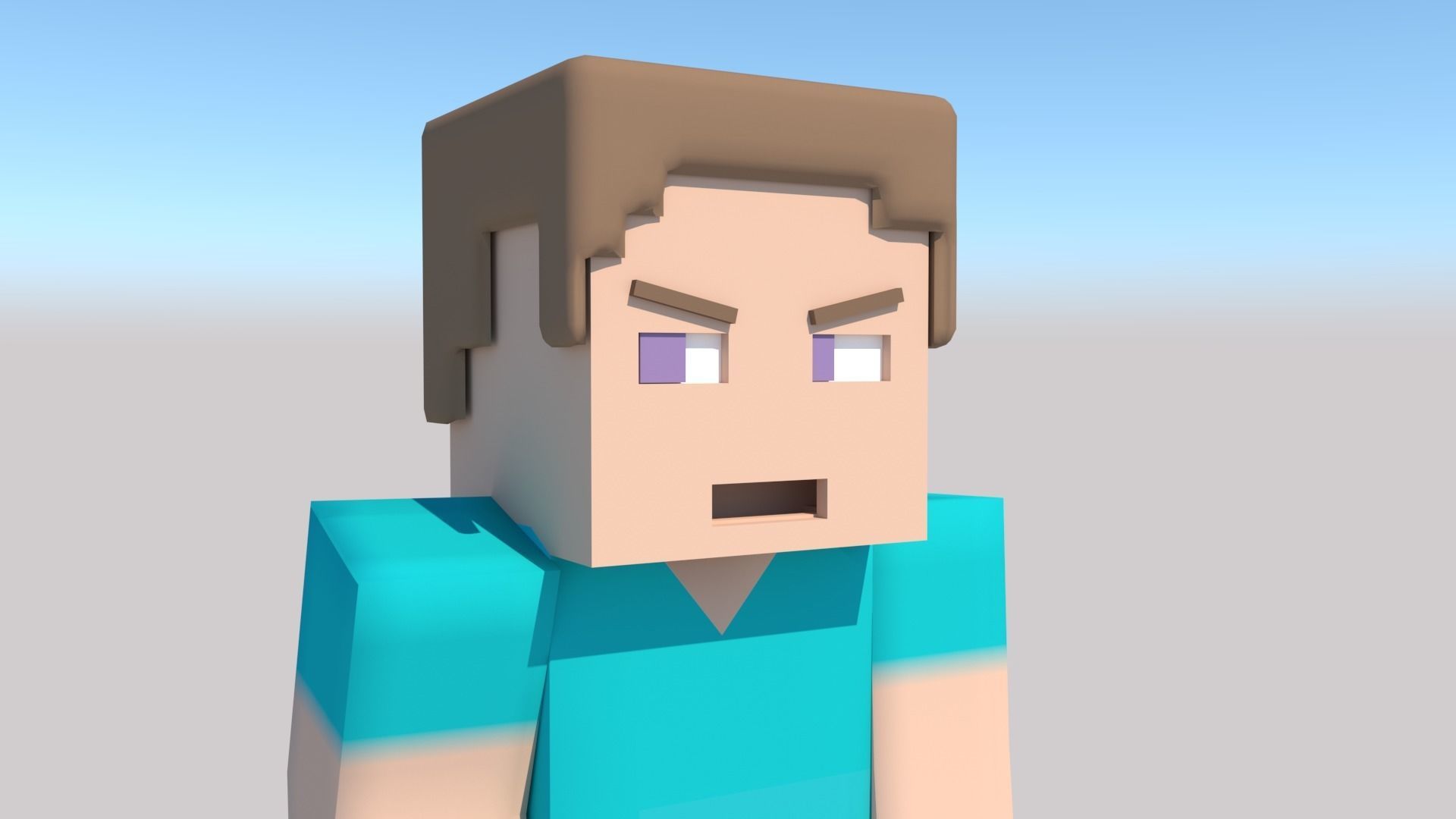 3D model Steve Minecraft Original VR / AR / low-poly | CGTrader