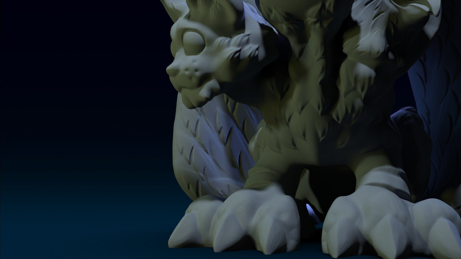 Baby Chimera 3D model 3D printable | CGTrader