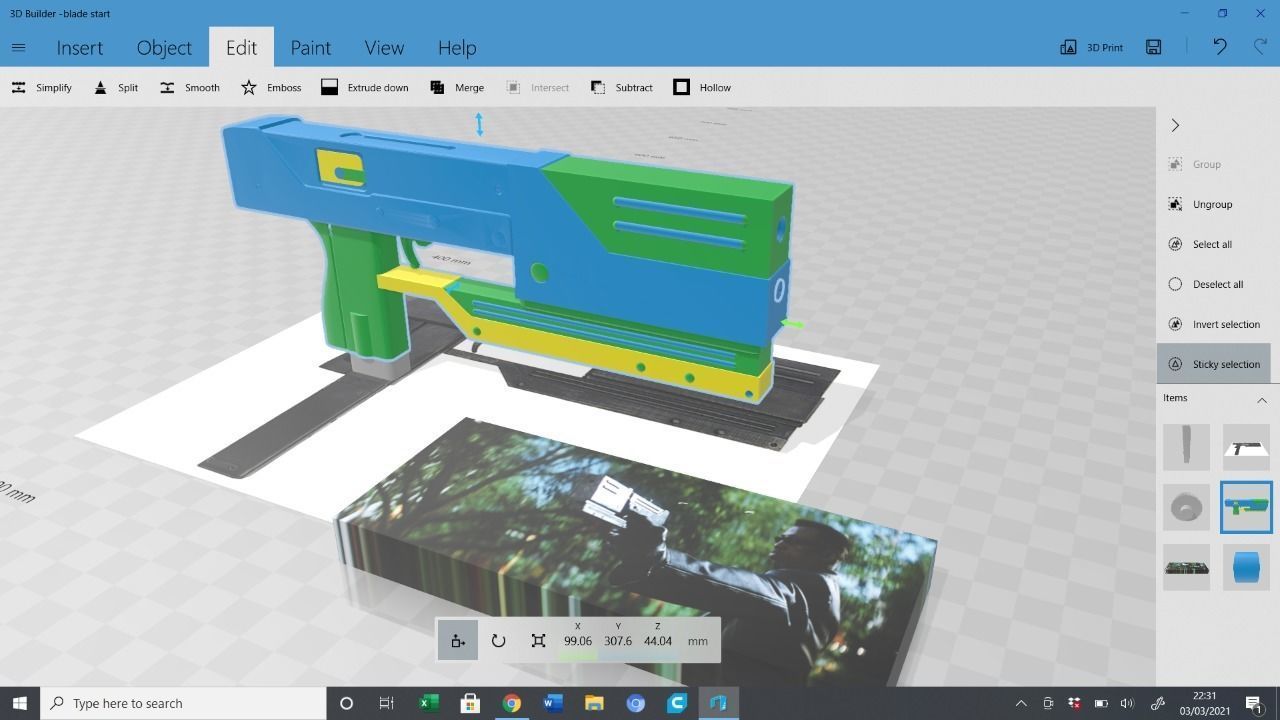 Blade Mac 11 3D model 3D printable | CGTrader