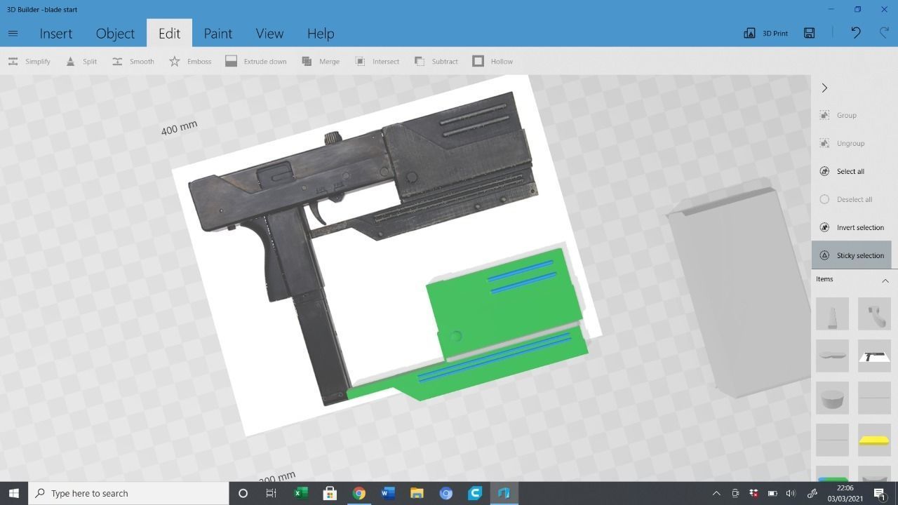 Blade Mac 11 3D model 3D printable | CGTrader