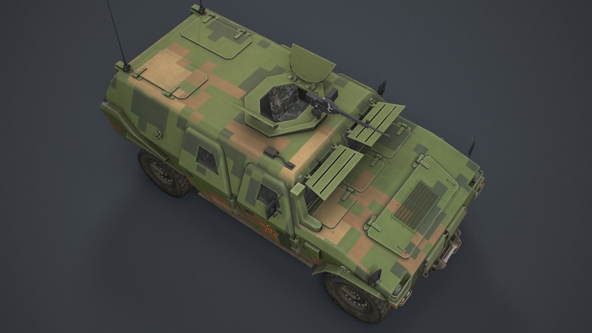 3D model Dongfeng CSK131 Mengshi VR / AR / low-poly | CGTrader