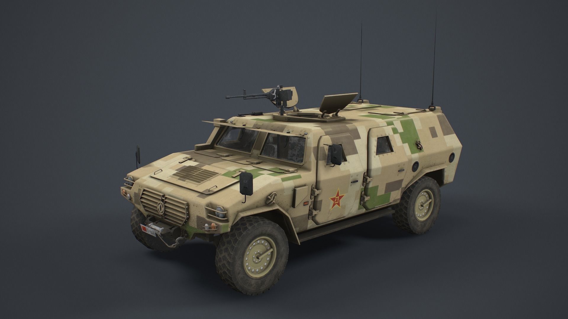 3D model Dongfeng CSK131 Mengshi VR / AR / low-poly | CGTrader