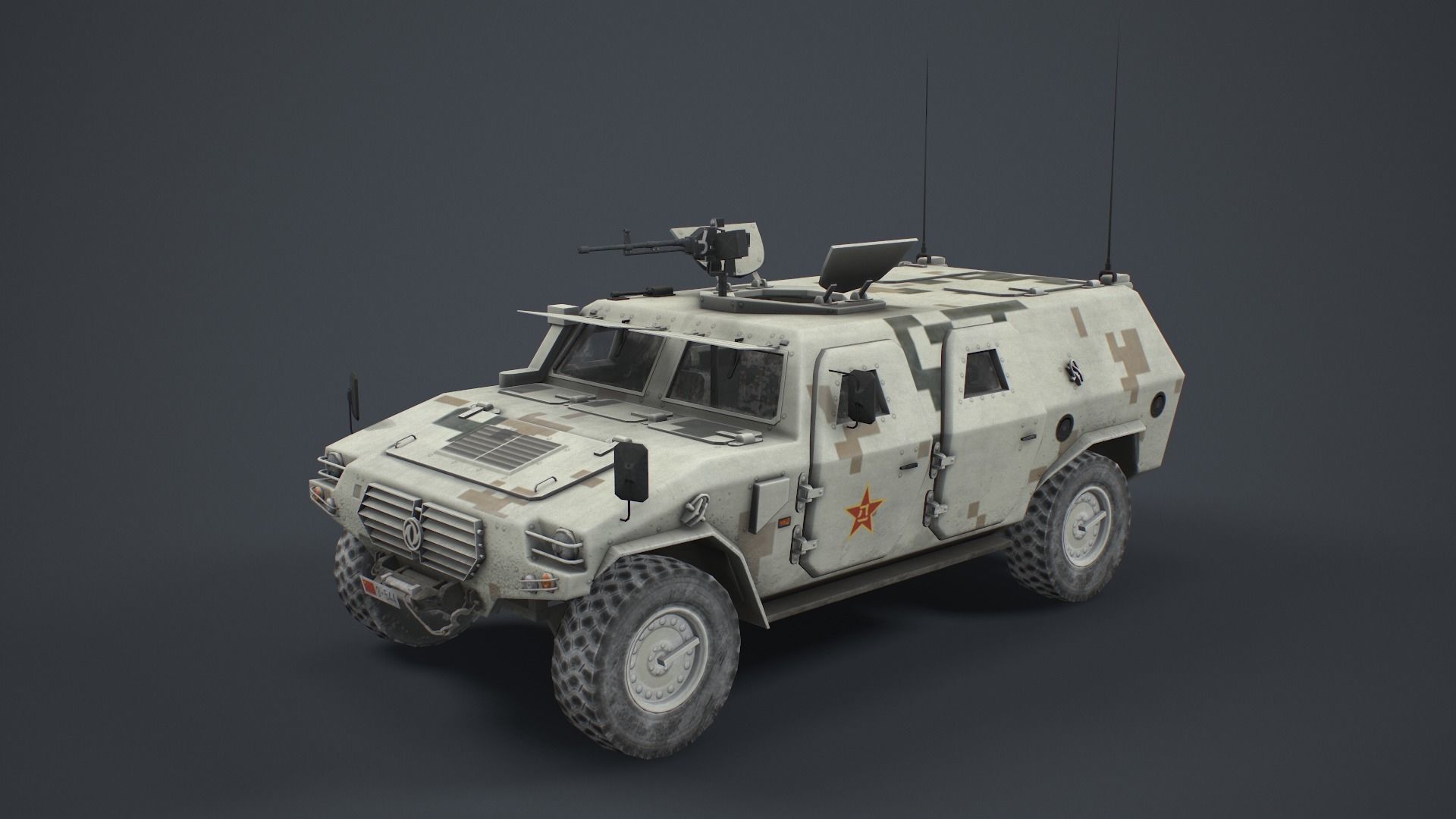 3D model Dongfeng CSK131 Mengshi VR / AR / low-poly | CGTrader