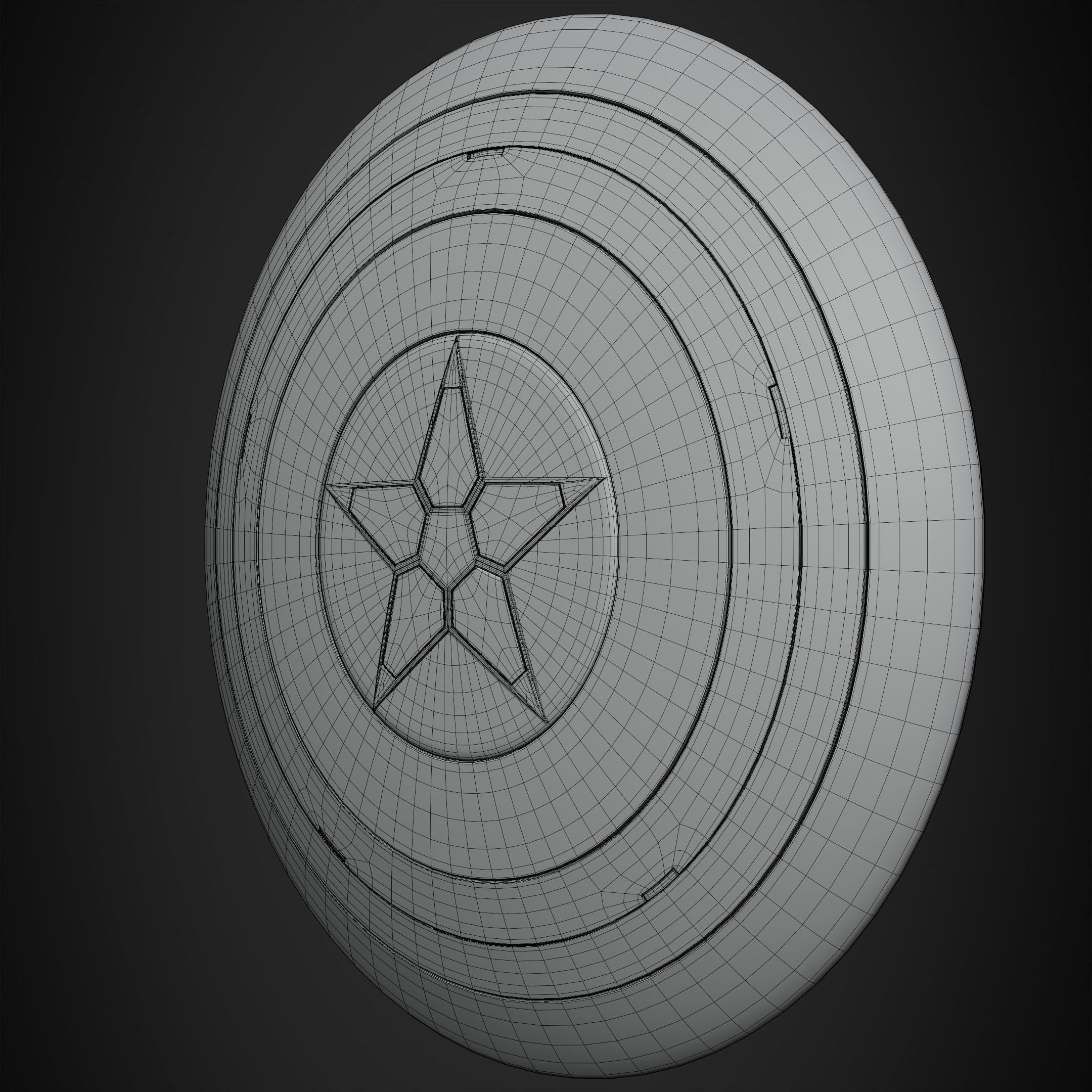 Captain America Vibranium Shield for Cosplay 3D model 3D printable ...
