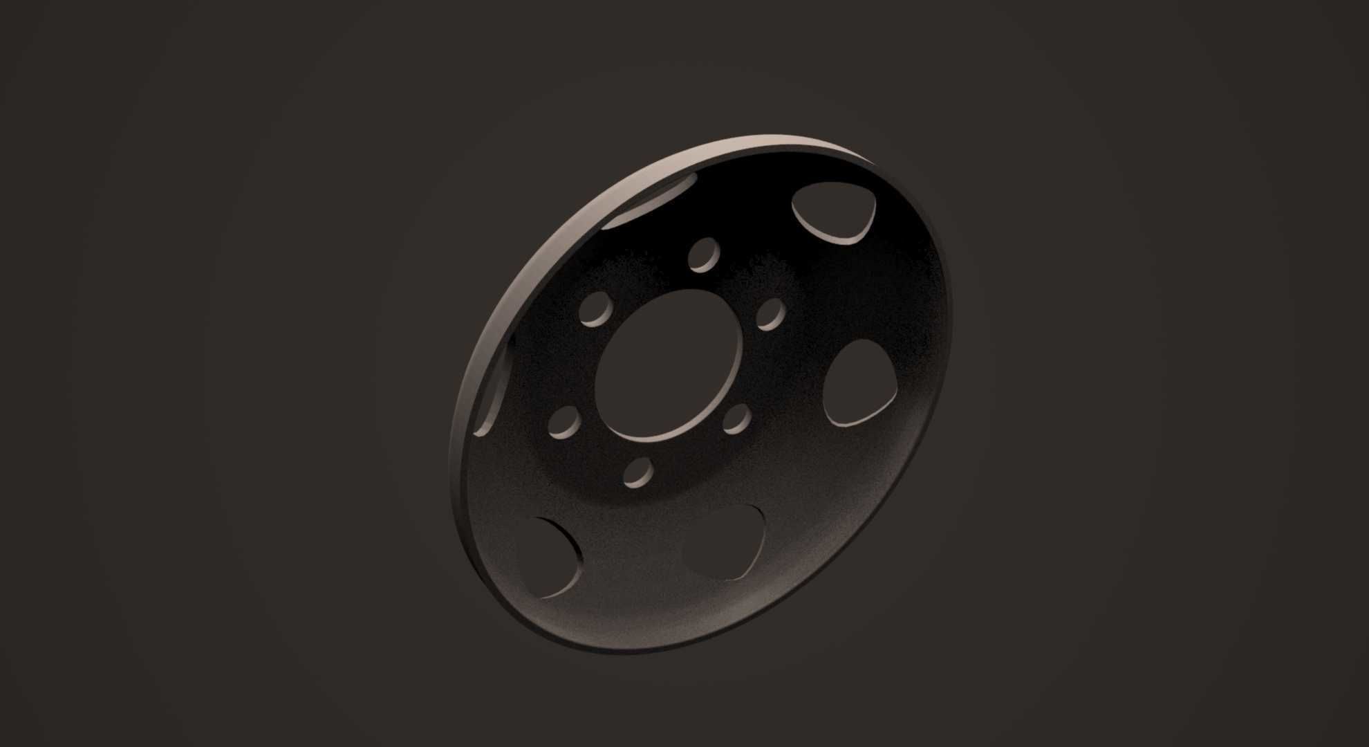 3D model WHEEL DISC TRUCK VR / AR / low-poly | CGTrader