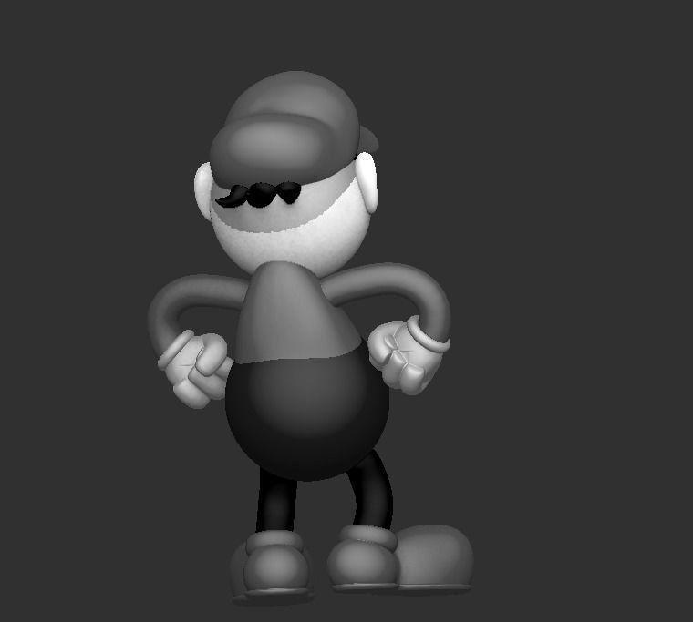 RETRO MARIO 3D model 3D printable | CGTrader
