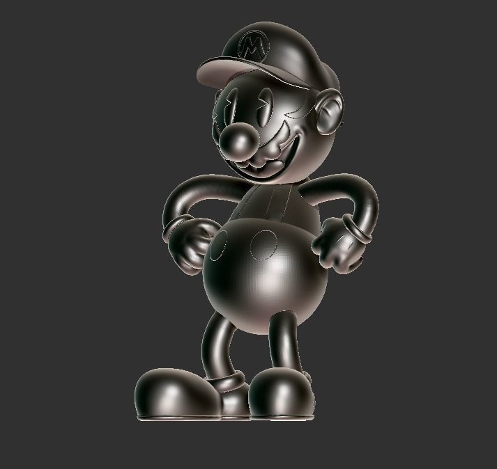RETRO MARIO 3D model 3D printable | CGTrader