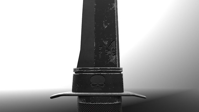 3D model Game ready Knife VR / AR / low-poly | CGTrader