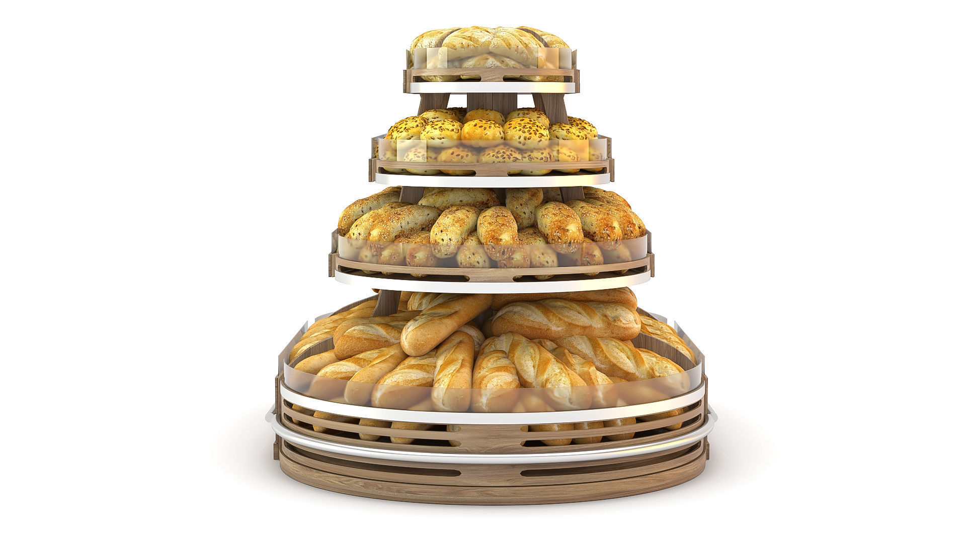 Bread Rack 3D model | CGTrader