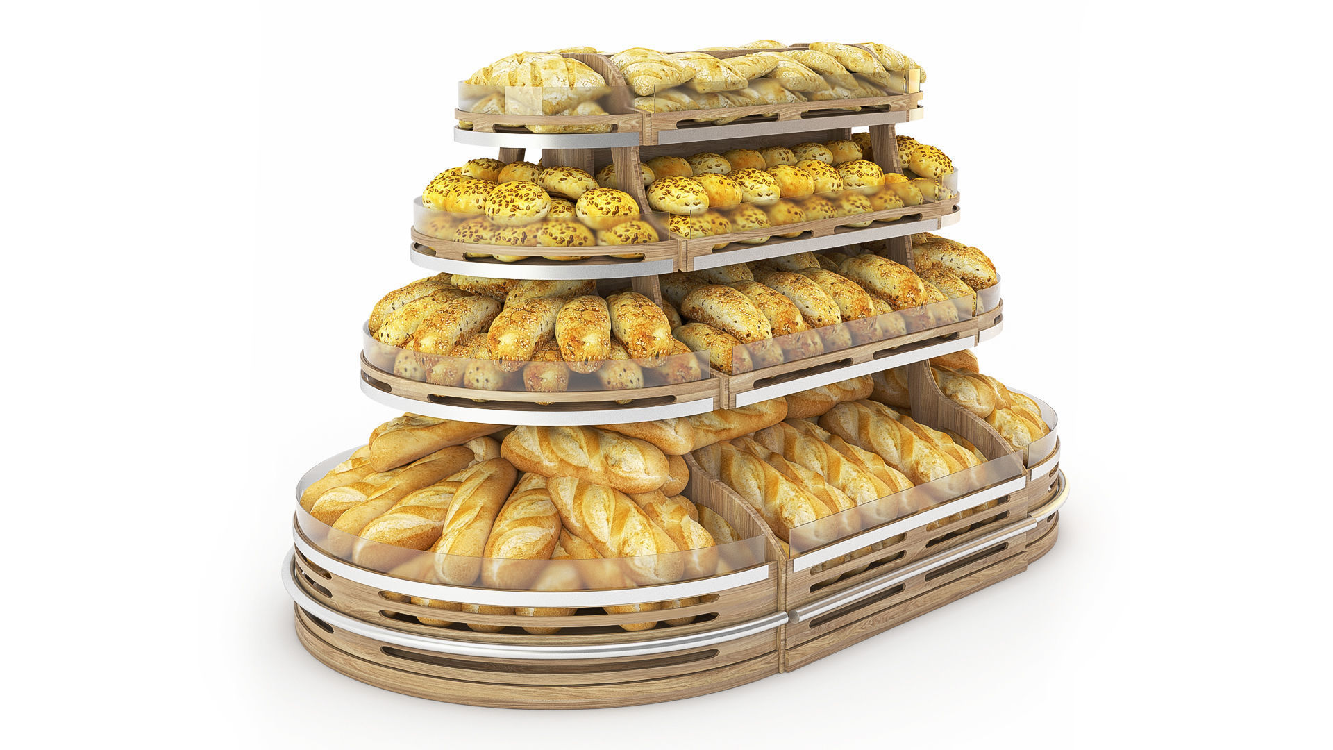 Bread Rack 3D model | CGTrader