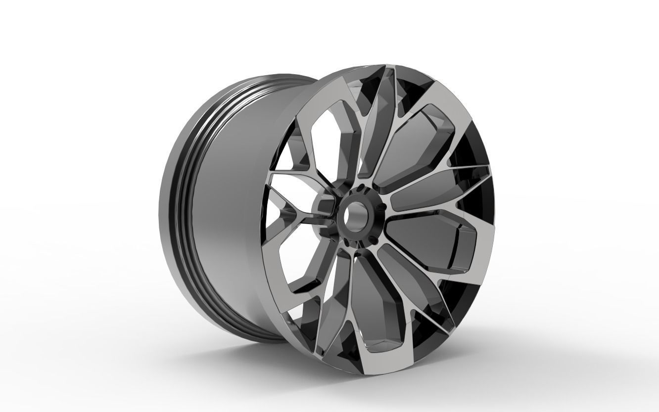 car rim design free 3D model 3D printable | CGTrader