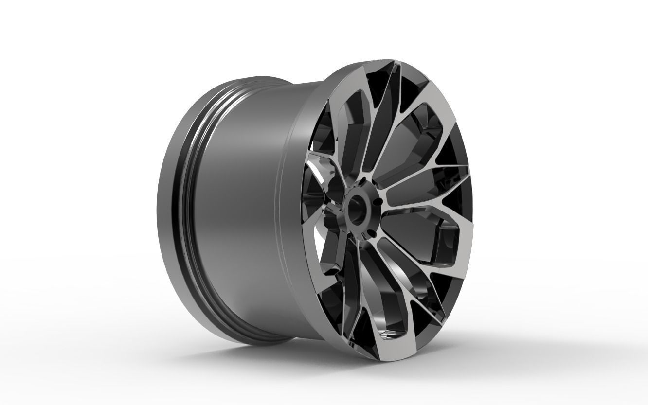 car rim design free 3D model 3D printable | CGTrader