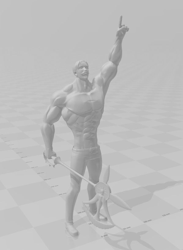 Escanor Nanatsu no Taizai 3D Model 3D model 3D printable | CGTrader