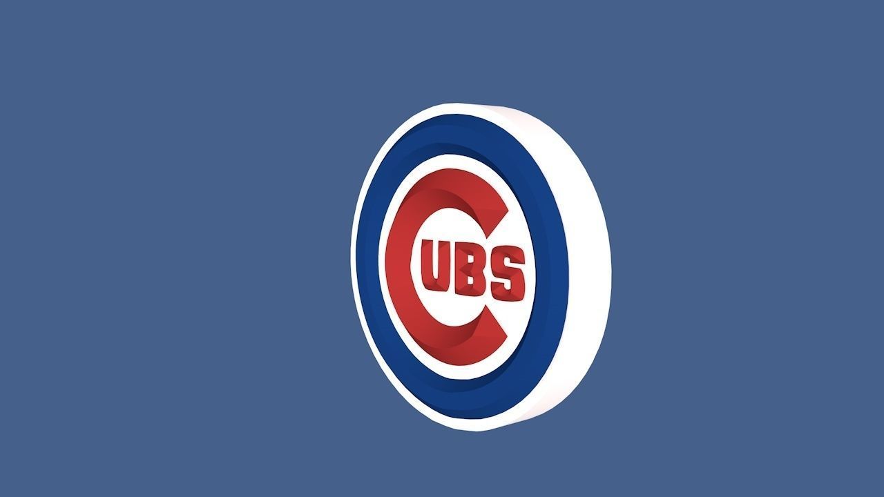 Chicago Cubs Team Logo 3D model | CGTrader
