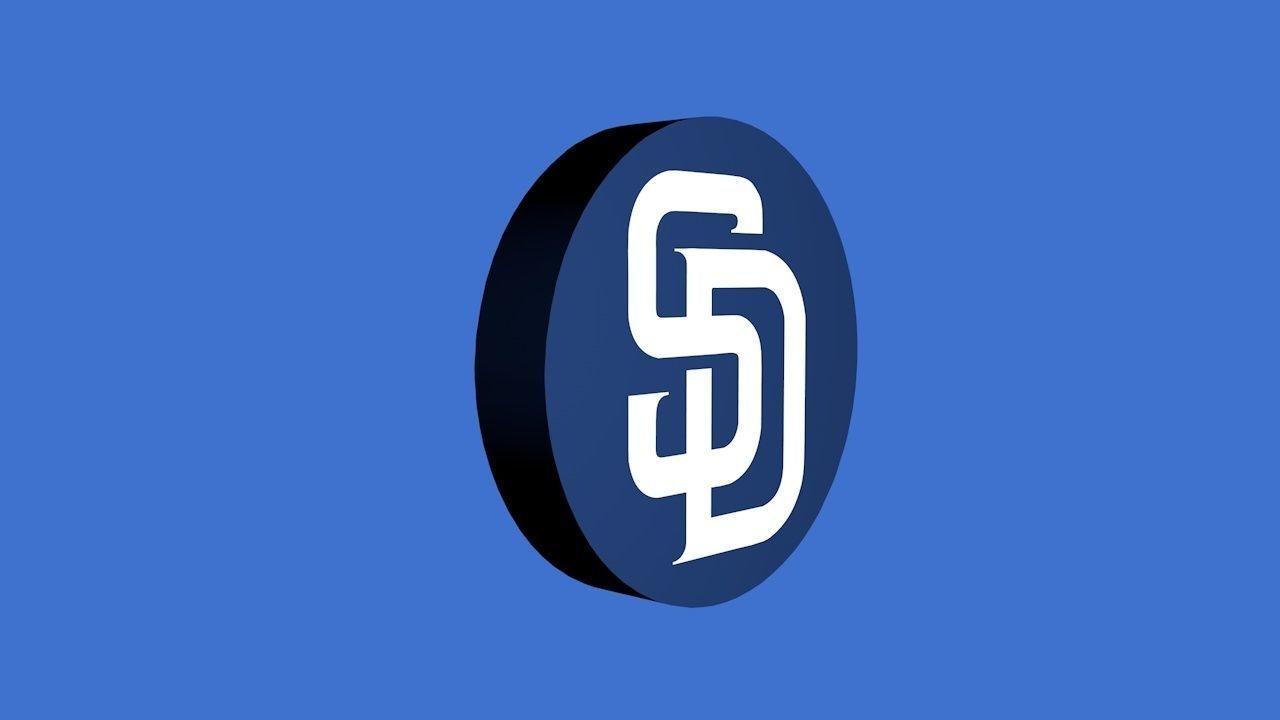 San Diego Padres Team Logo 3D model | CGTrader