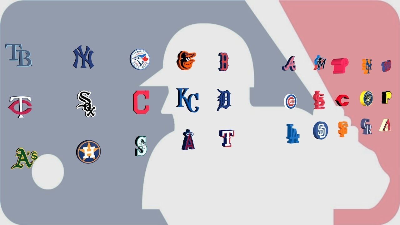 All MLB Team Logos 3D model | CGTrader
