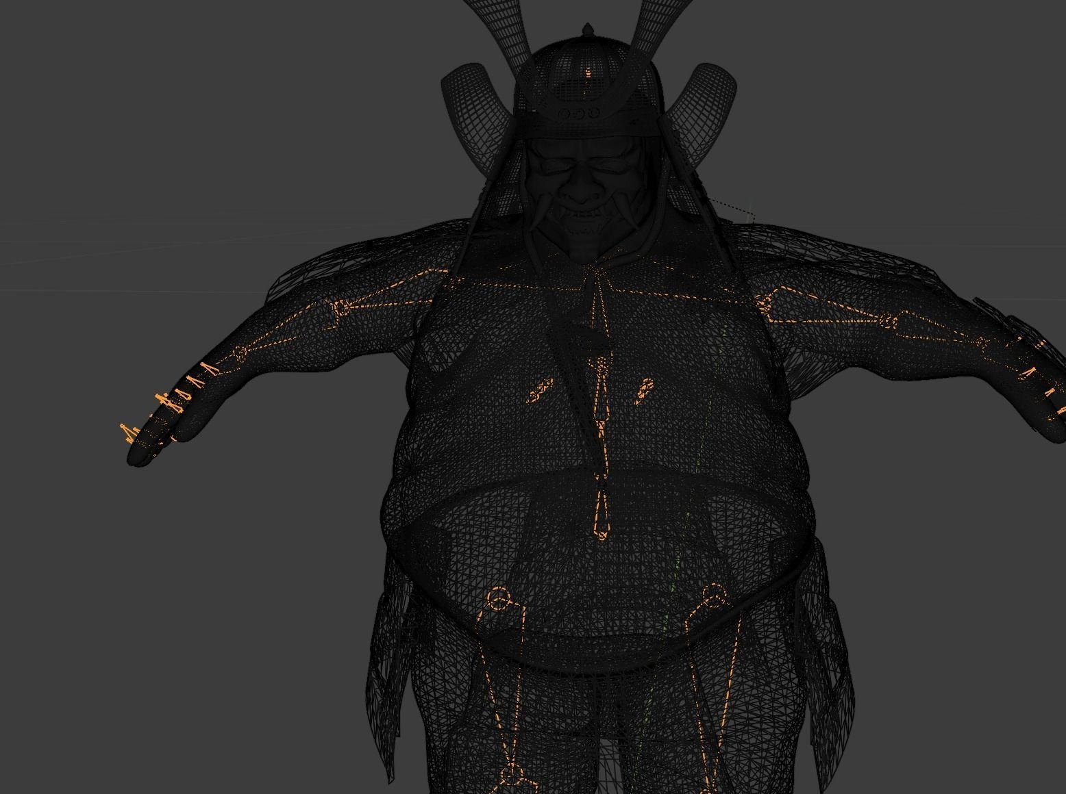 Samurai Boss free VR / AR / low-poly 3D model rigged | CGTrader