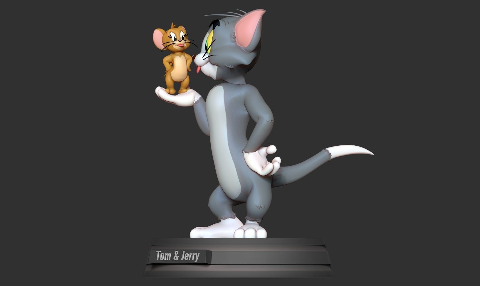 Tom and Jerry 3D model 3D printable | CGTrader