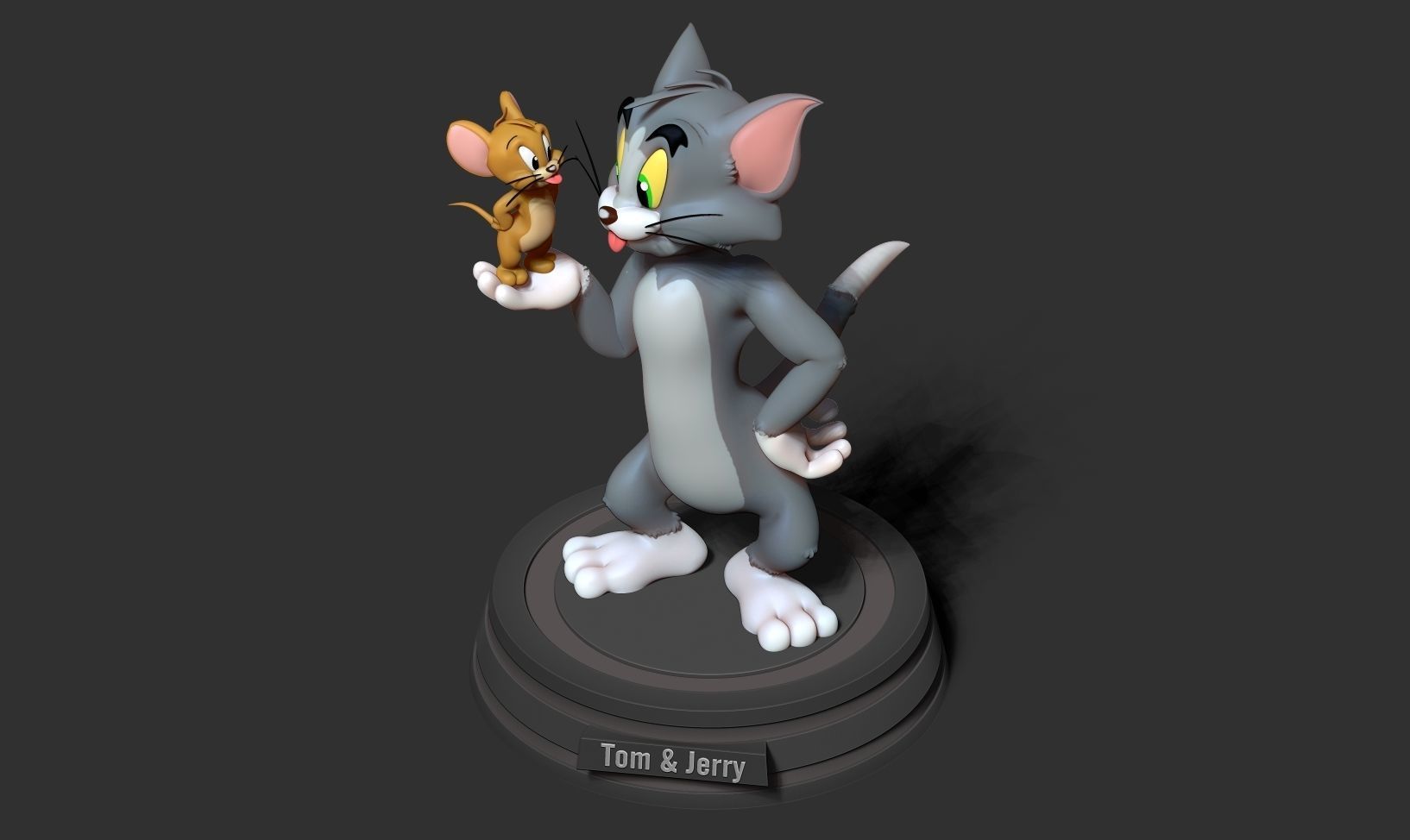 Tom and Jerry 3D model 3D printable | CGTrader