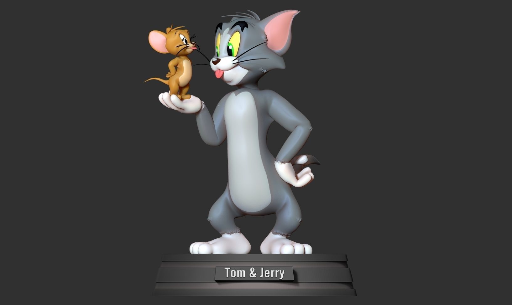 Tom and Jerry 3D model 3D printable | CGTrader
