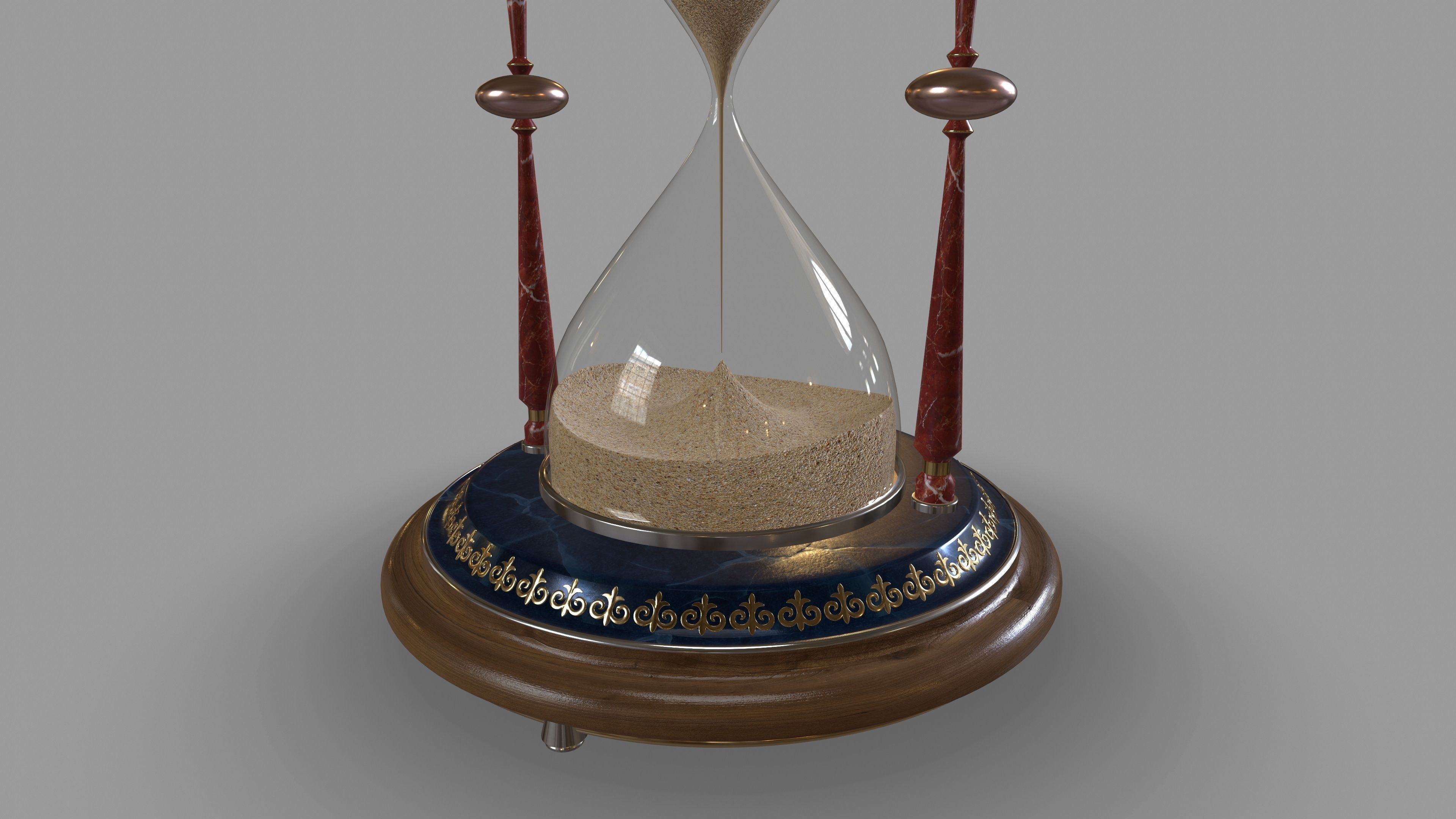 interiors architectural other Sand glass 3D model 3D model | CGTrader