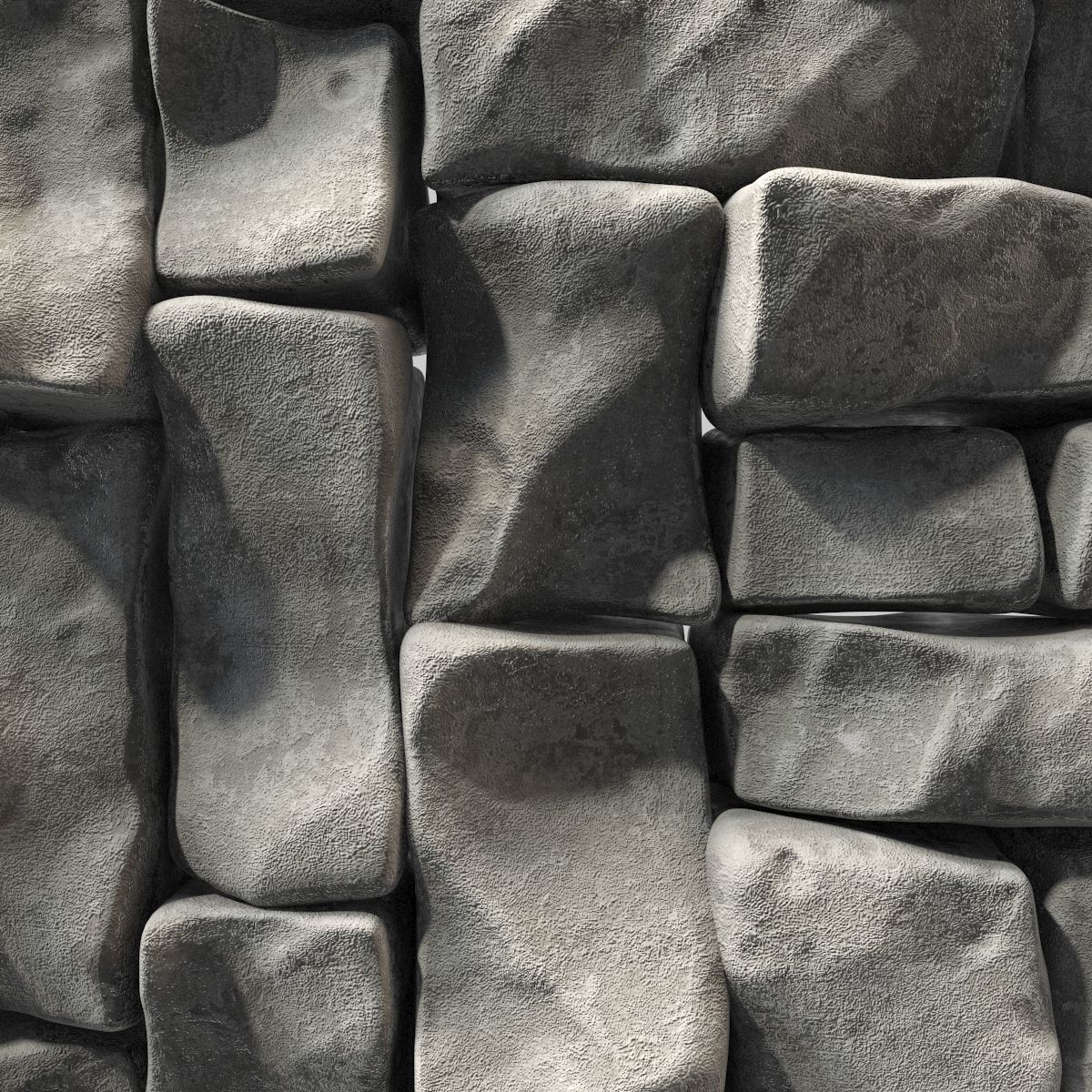 Panel Big Rock block stone n2 3D model | CGTrader