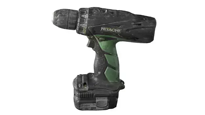 3D model Hitachi screwdriver VR / AR / low-poly | CGTrader