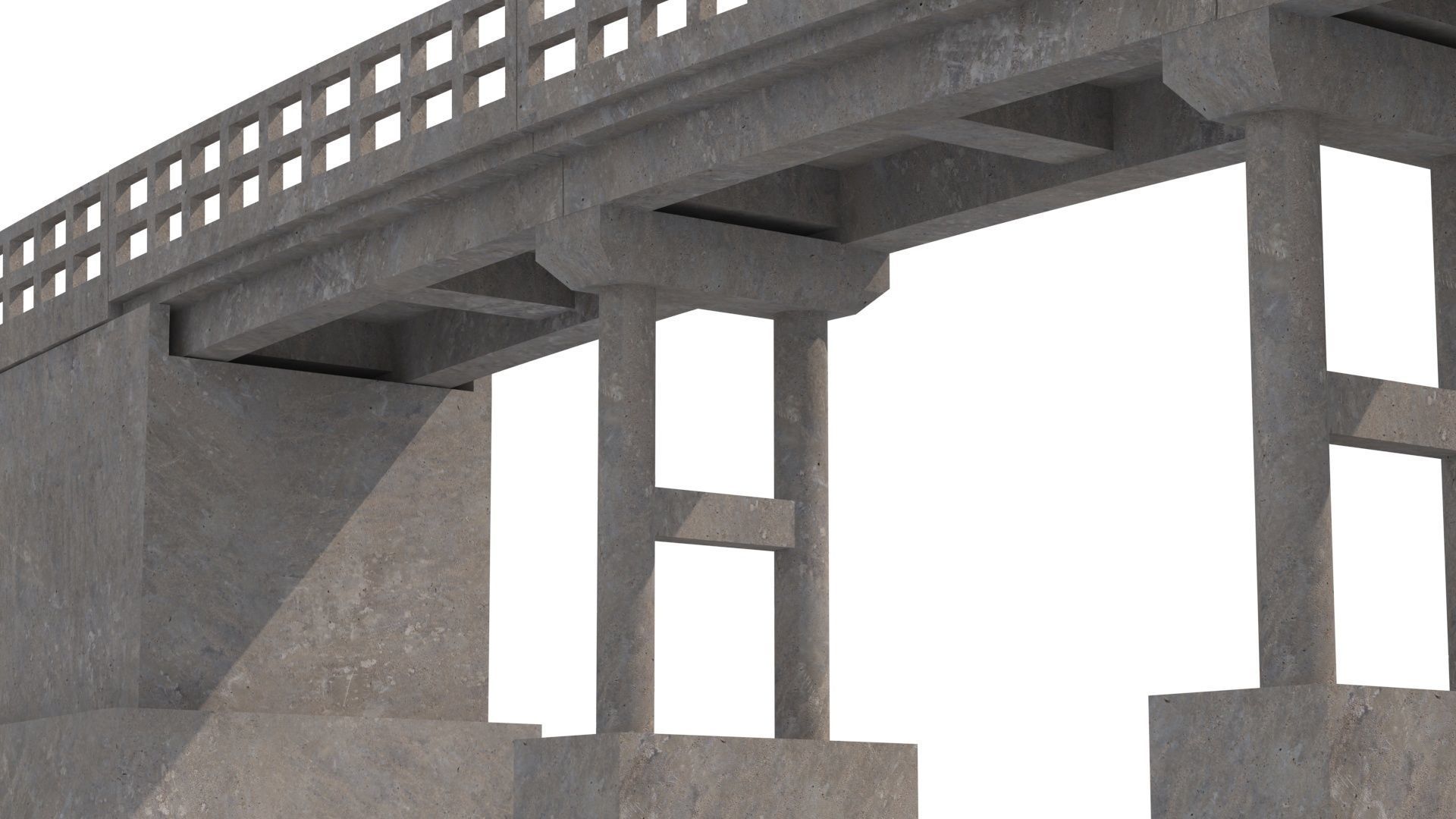 3D model Low poly bridge model london VR / AR / low-poly | CGTrader