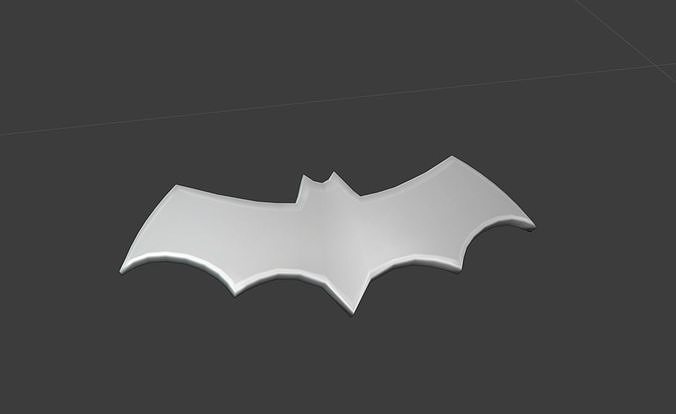 batlogo batman logo free 3D model | CGTrader