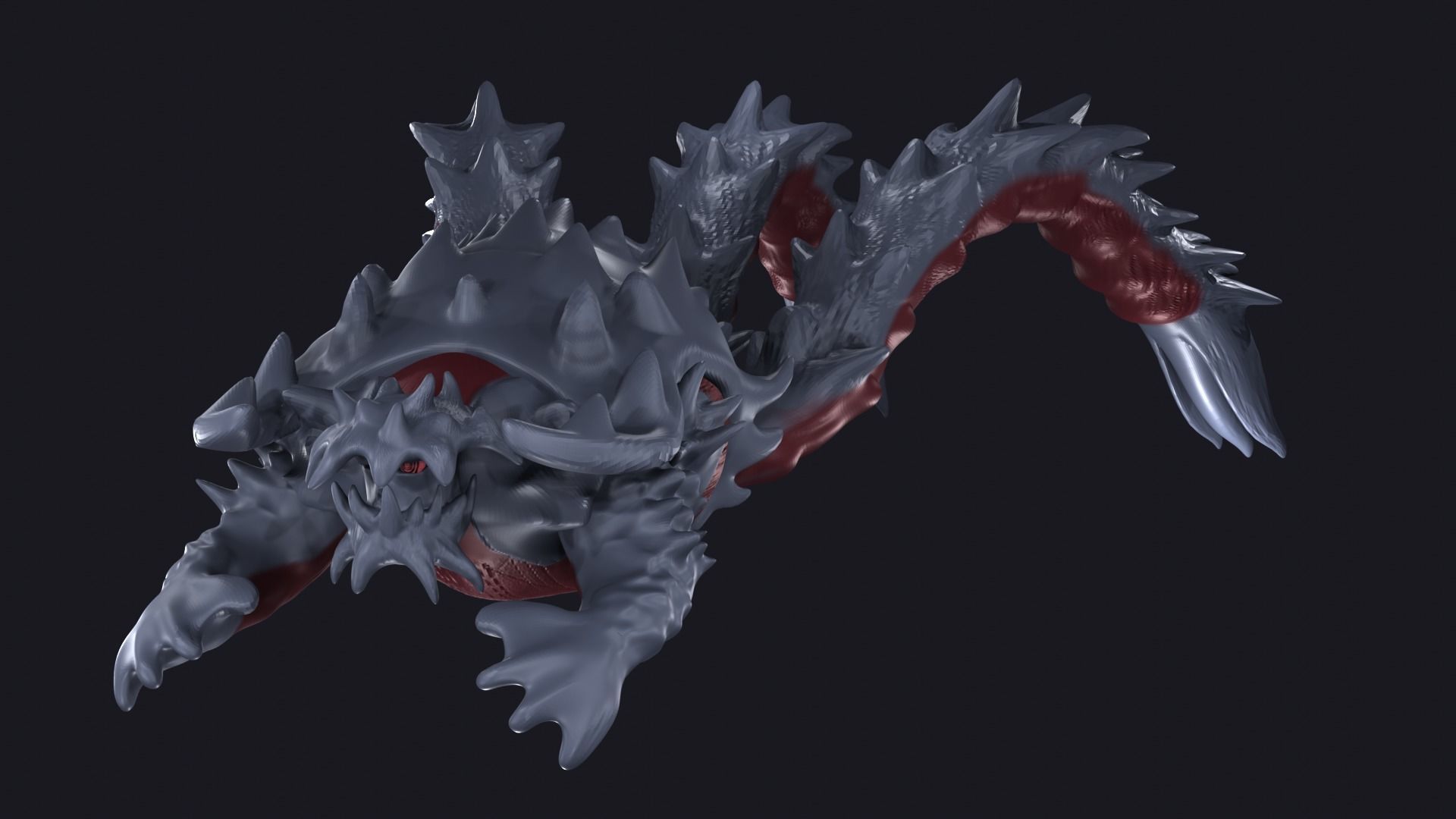 Isobu Three tales from Naruto 3D model rigged | CGTrader