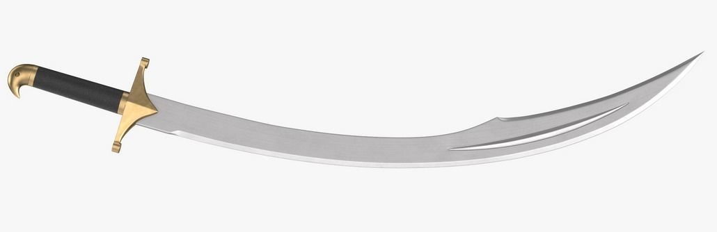 3D model Scimitar Sword Game Ready VR / AR / low-poly | CGTrader