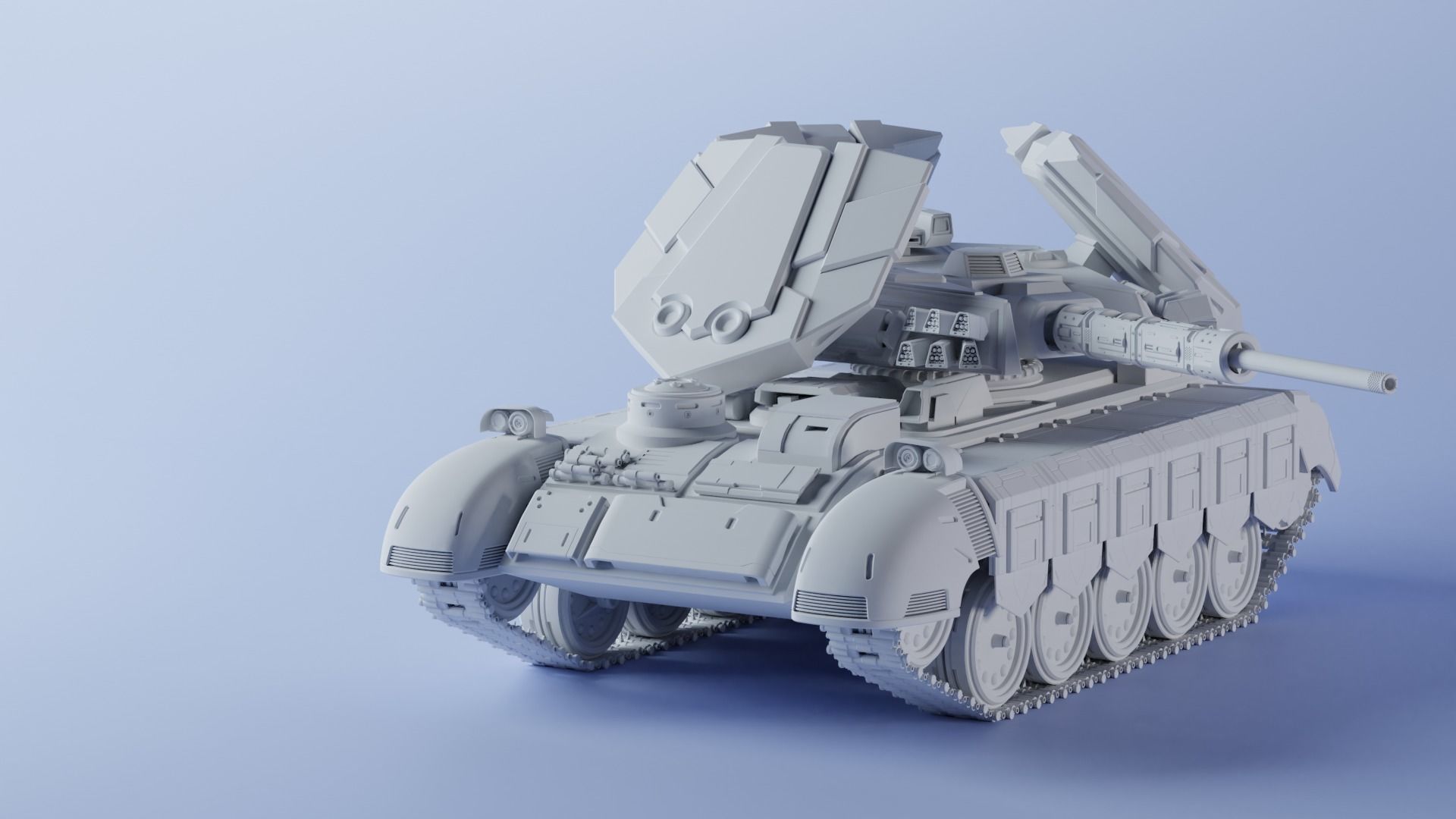Mirage Tank 3D model 3D printable | CGTrader
