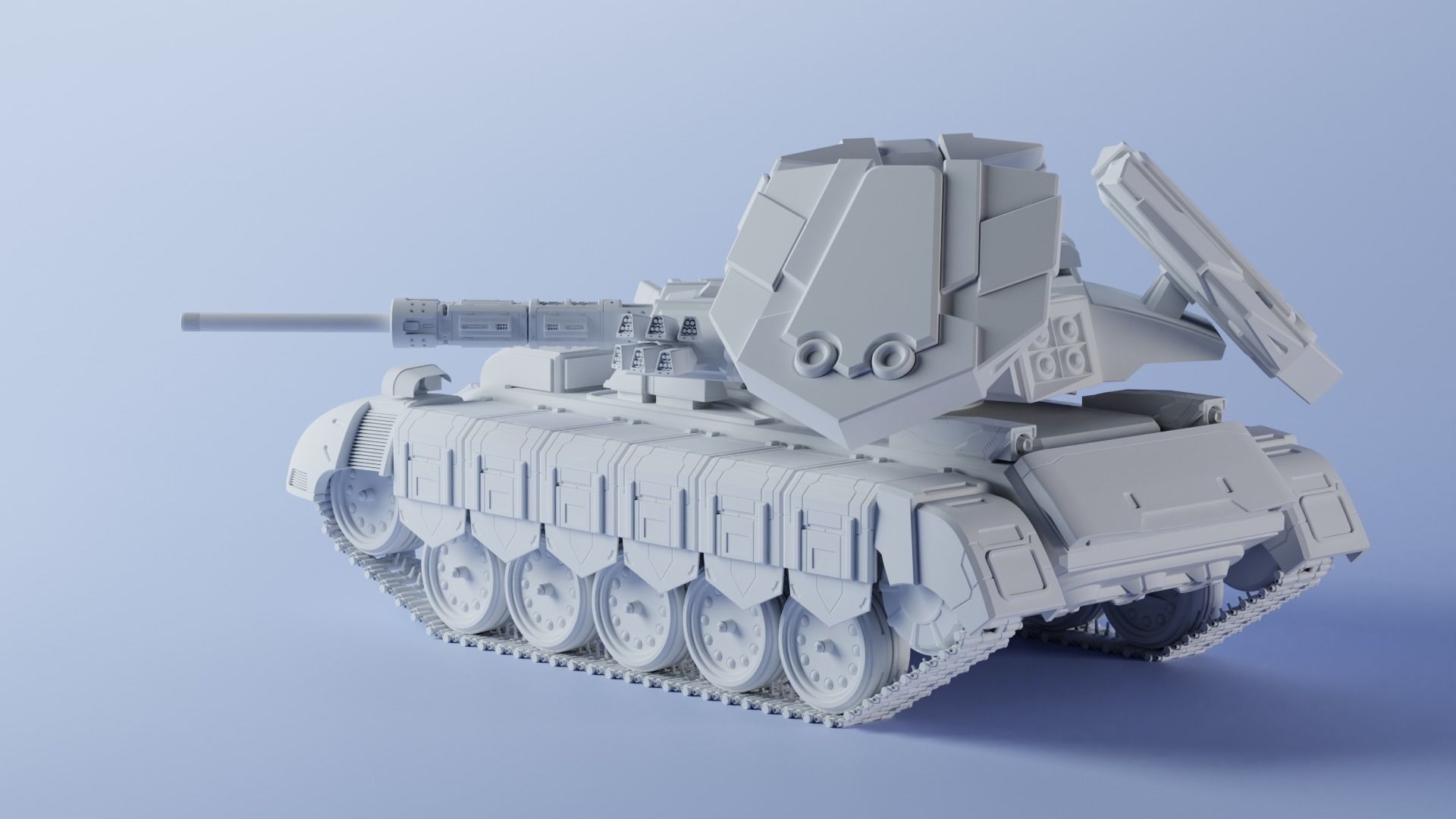 Mirage Tank 3D model 3D printable | CGTrader