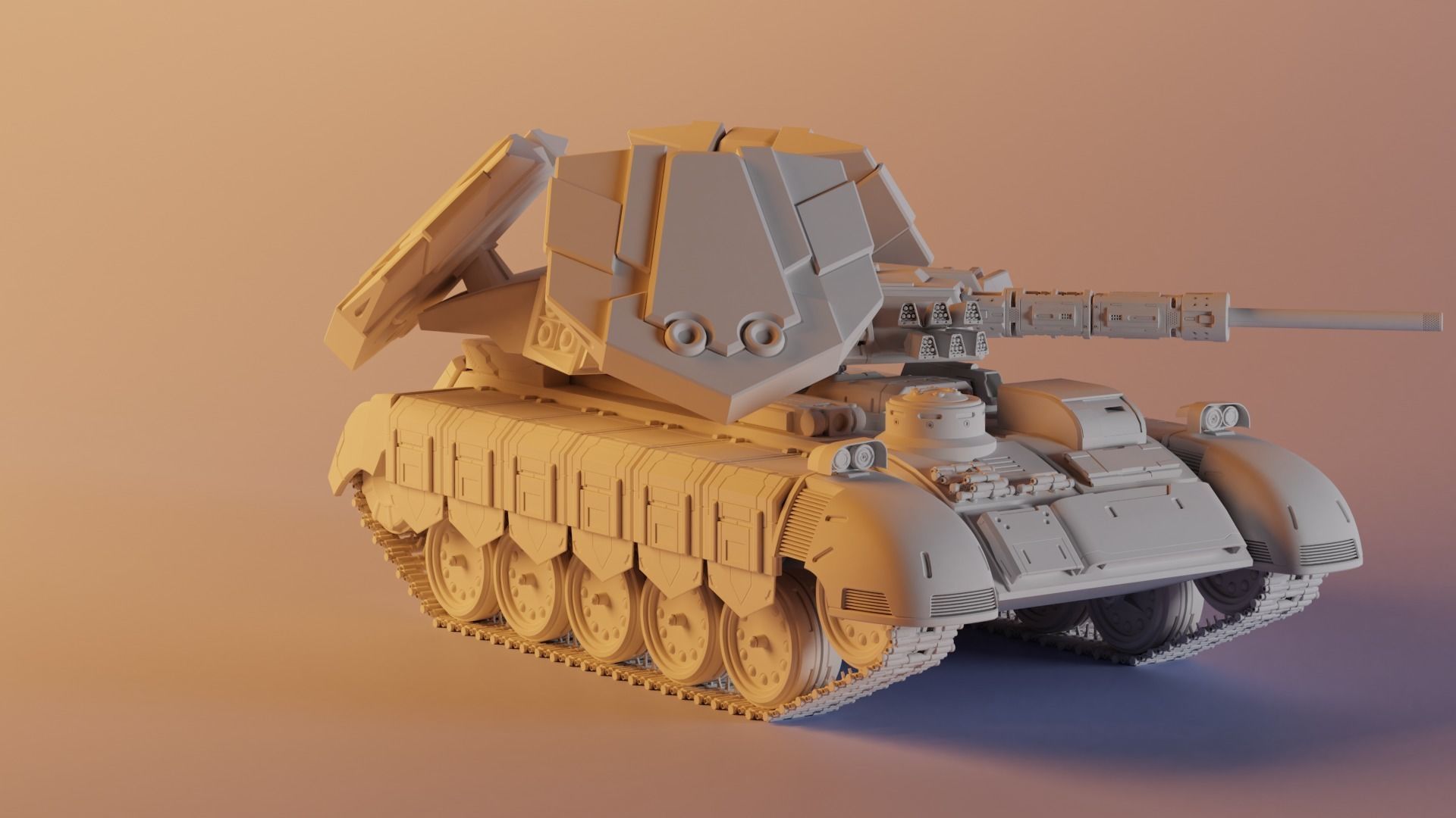 Mirage Tank 3D model 3D printable | CGTrader