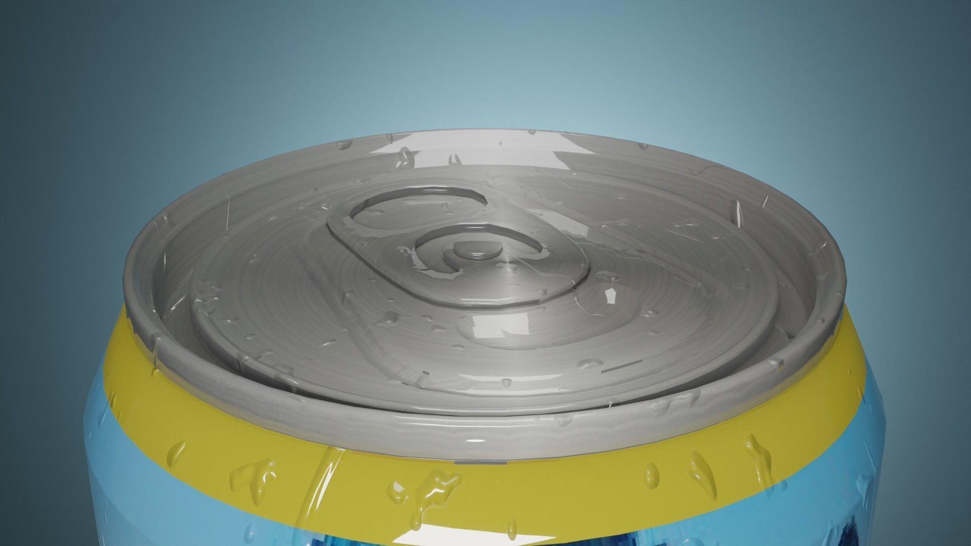 Busch Beer with Water Droplets 3D model animated | CGTrader