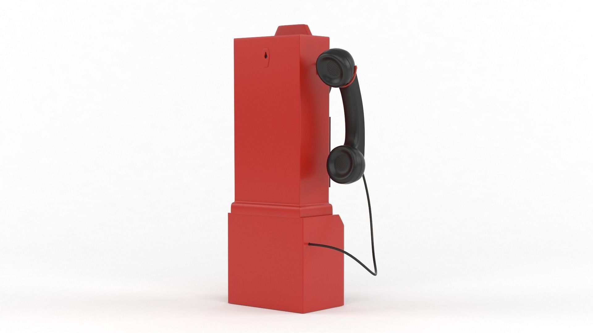 Classic Pay Phone Telephone 3D model | CGTrader