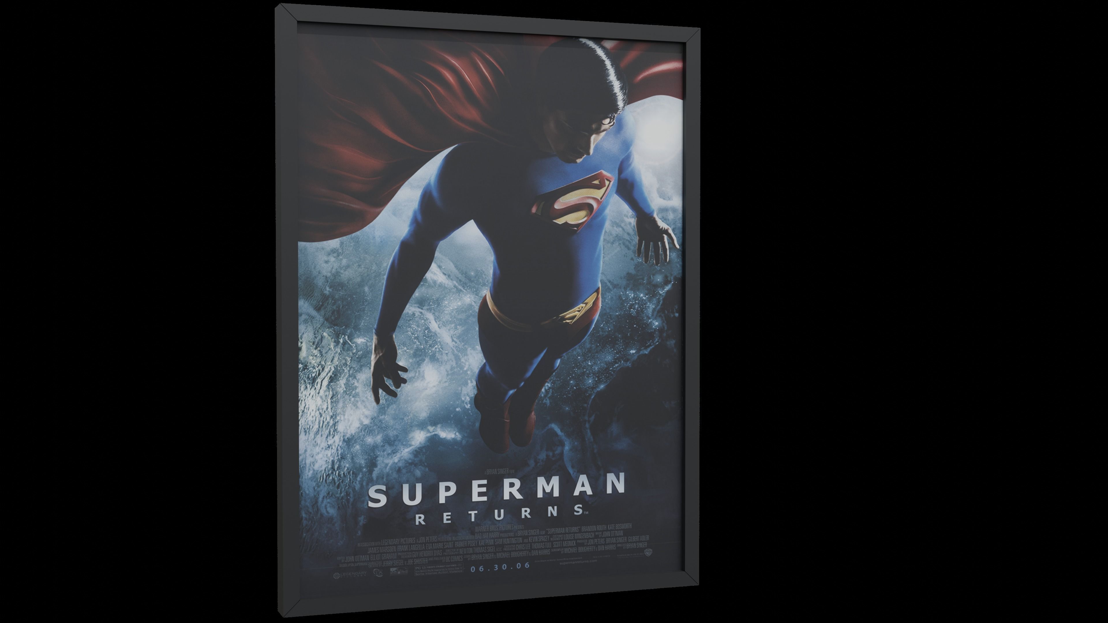 Poster Template 3D model | CGTrader